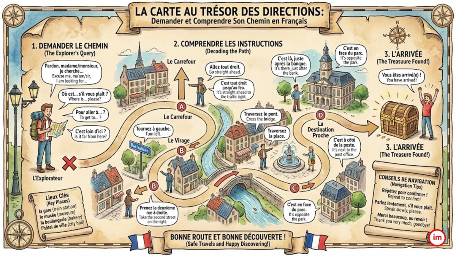 Demander son chemin en français - imagiers.net
