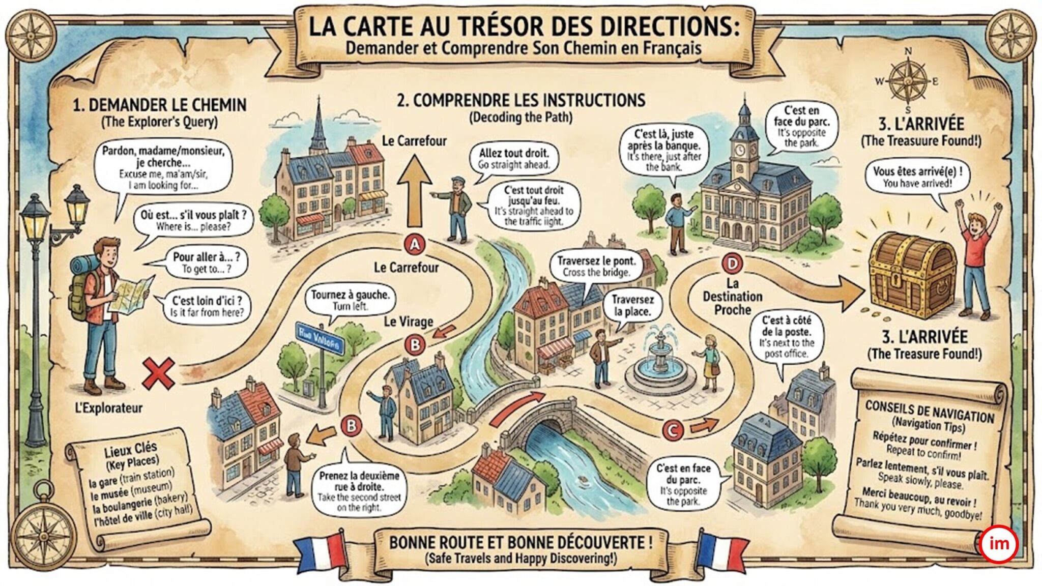 Demander son chemin en français - imagiers.net