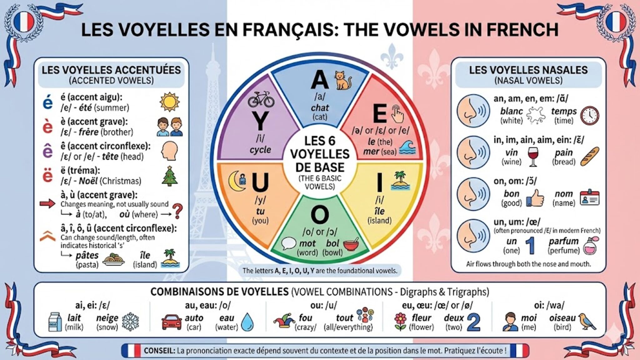 Les voyelles en français - imagiers.net